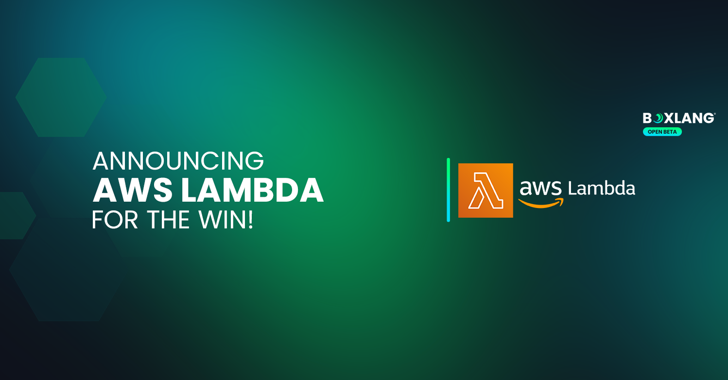 BoxLang Runtime for AWS Lambda!